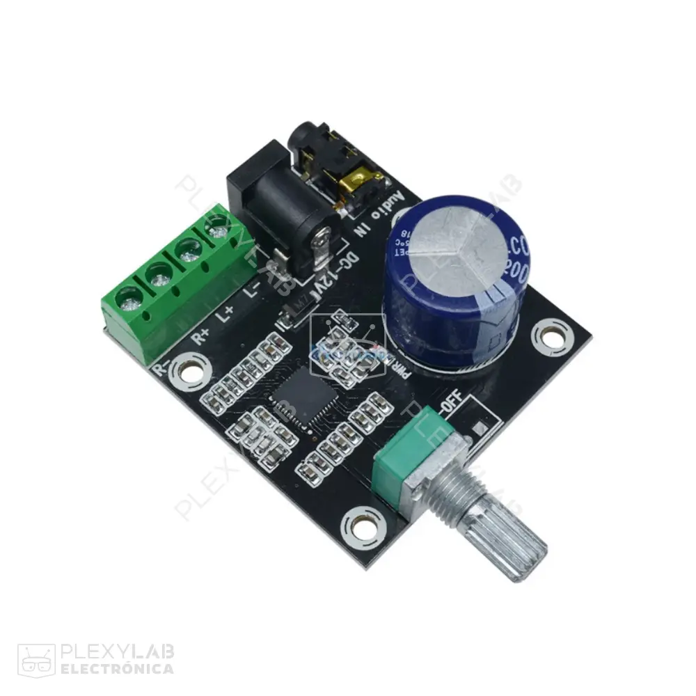 Módulo amplificador de audio estéreo PAM8610 2x15W con conectores para ...